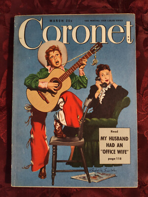 CORONET March 1949 J FREDERICK SMITH JOHN KIERAN ROBERT STANDISH ...