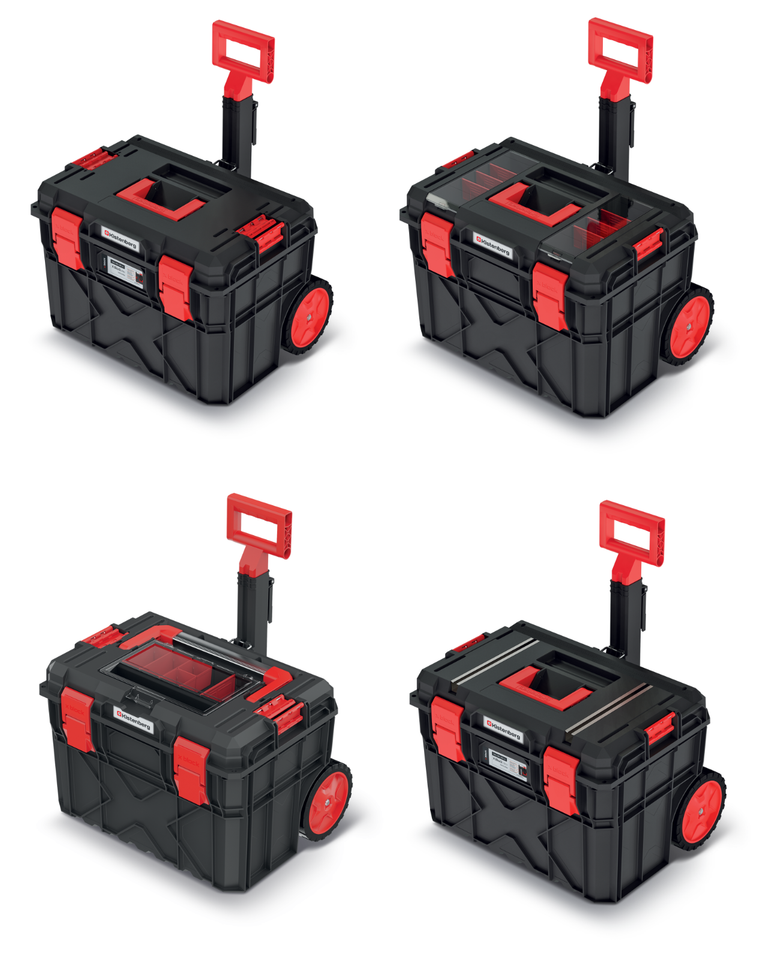 Kistenberg XBlock Modular Rolling Toolbox Wheels Various Polypropylene ...
