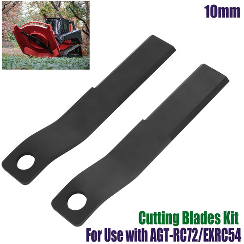 10mm Spring Steel Skid Steer Brush Cutter Cutting Blade For Use AGT ...