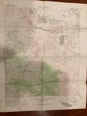 Palm Desert Quadrangle California U.S. Geological Survey Map 1959 D8 | eBay