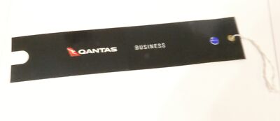 QANTAS AIRLINES BLACK BUSINESS CLASS BAG TAG LUGGAGE TAG ONEWORLD | eBay