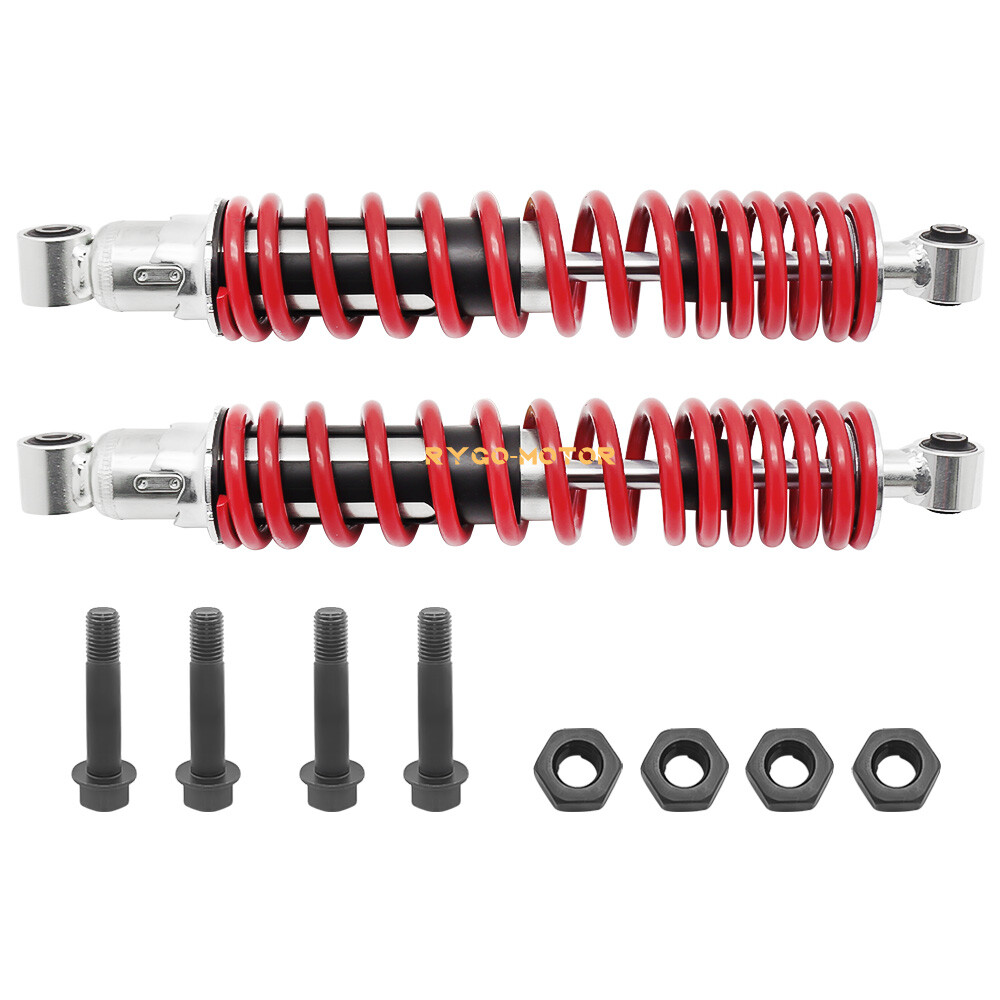 Front Shocks Absorber for Yamaha Banshee 350 YFZ350 Red Spring & Bolt ...