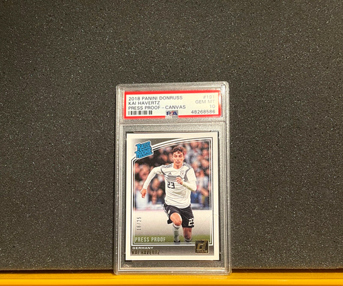 2018-19 Panini Donruss Kai Havertz Canvas Rookie RC /25 PSA 10 🔥 | eBay