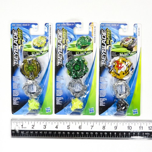 Beyblade Burst Turbo Lot of 3 Lightning-X Istros I4, Poison-X Hyrus H4 ...