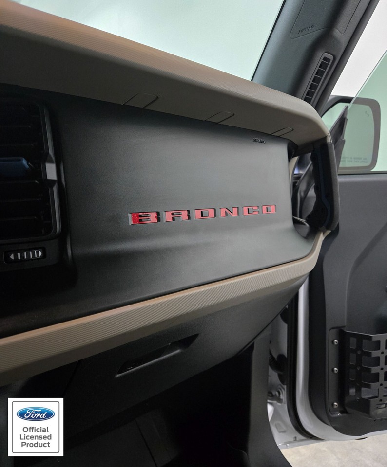 2021-2025 Ford Bronco Dash Letters - Vinyl Decals Graphics Stickers | eBay