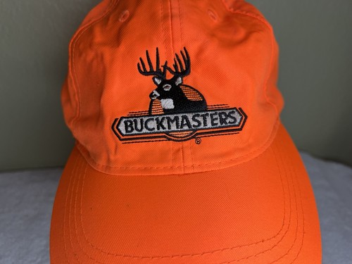 Buckmasters Hunting Hunt Hat Cap Blaze Orange Buck Whitetail Deer | eBay