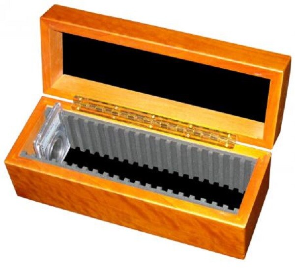 Guardhouse 20 Certified Graded Coin Slabs Display Wood Box Graded PCGS ...
