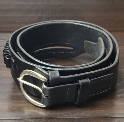 Triple K RH Leather Wyoming Drop Belt #110 w/ .22 Cal Loops - Size ...