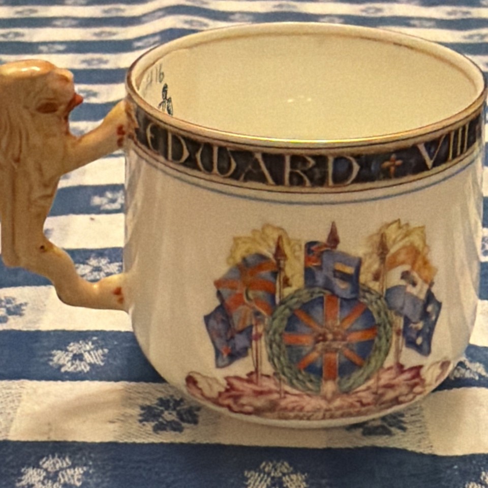 Antique Paragon China Limited King Edward VIII Coronation Souvenir Mug ...