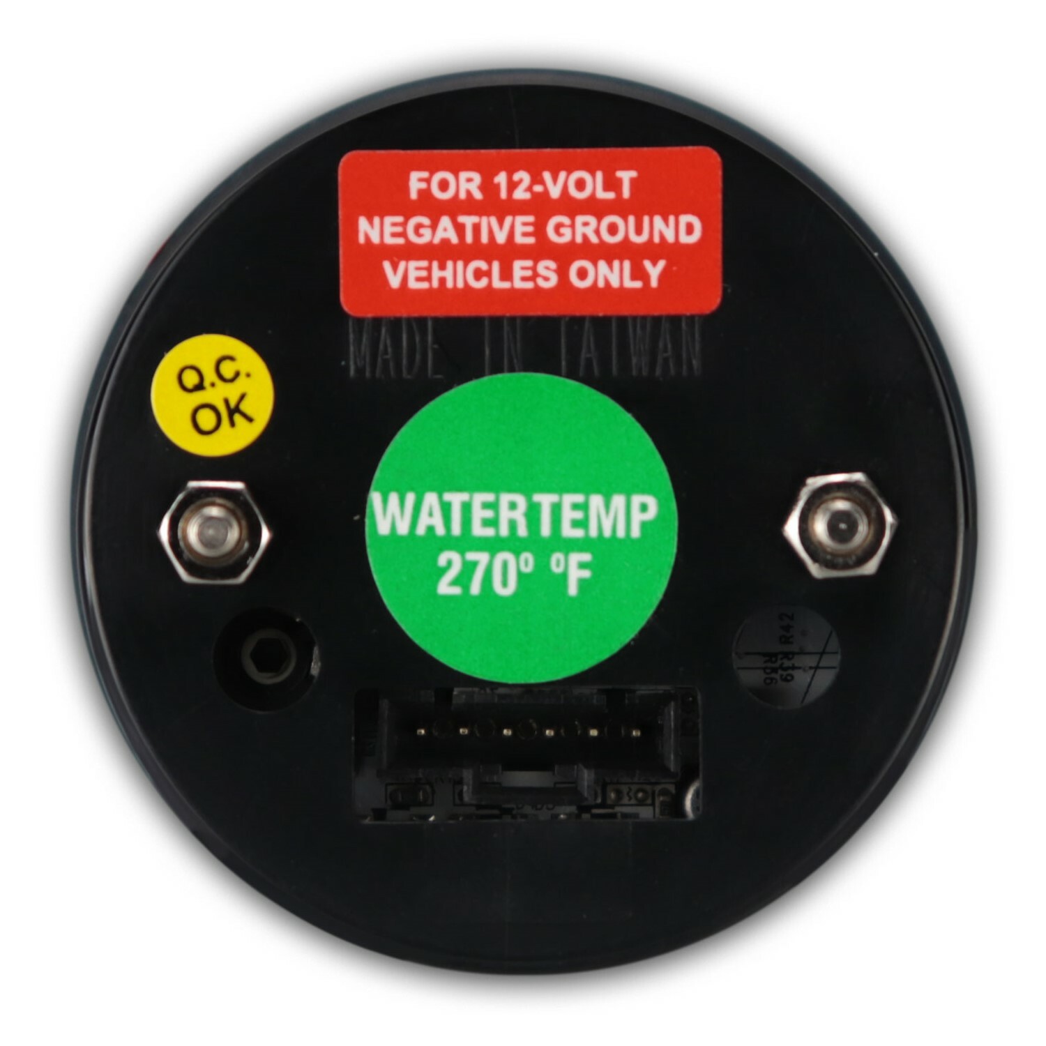 EVO Digital 6 Gauge Set GPS Speedometer White & Green LCD MPH °F PSI ...