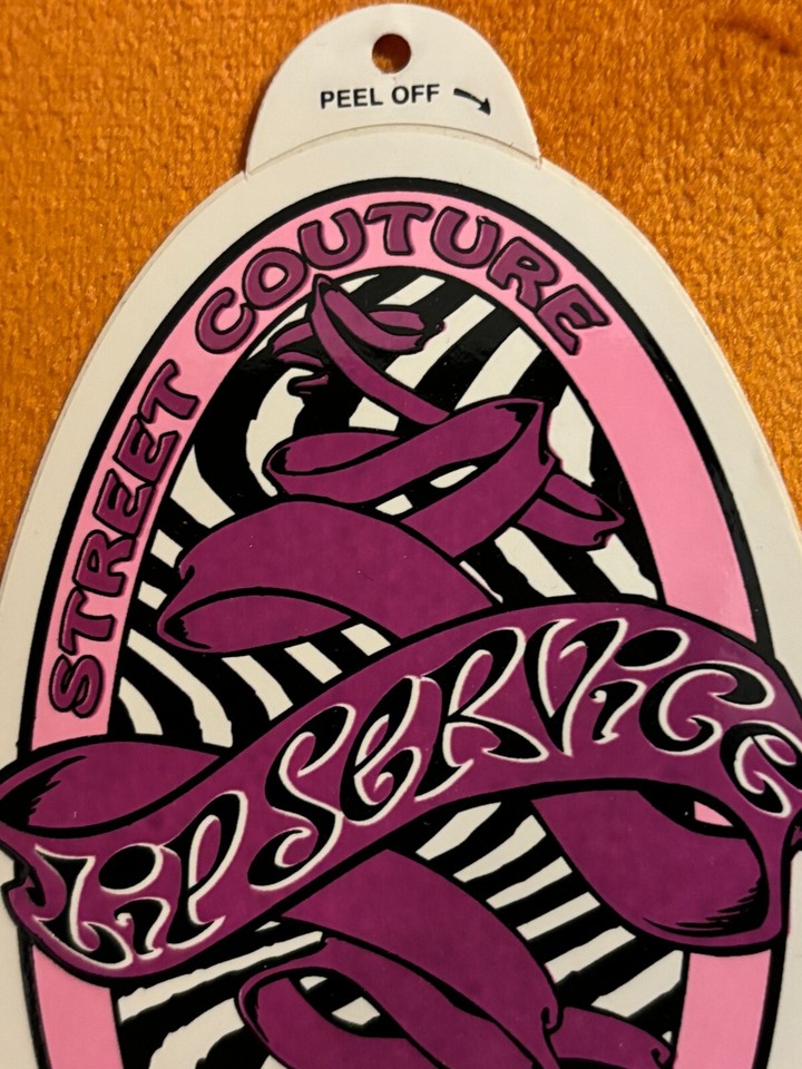 Lip Service Sticker Vintage 90s Goth Punk Raver Clubwear | eBay