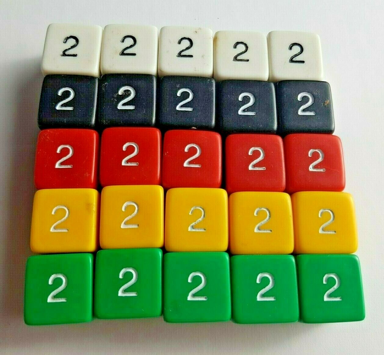 RPG Gaming Dice Lot of 25 Rastafarian Colors Slay Dragons Dungeons ...