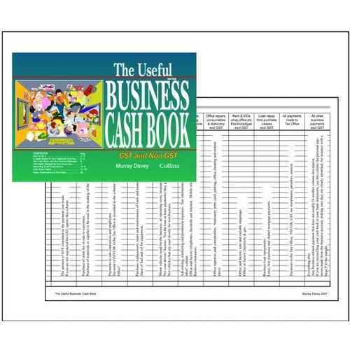 NEW Collins The Useful Business Cash Book GST Non-GST Small Business A4 ...