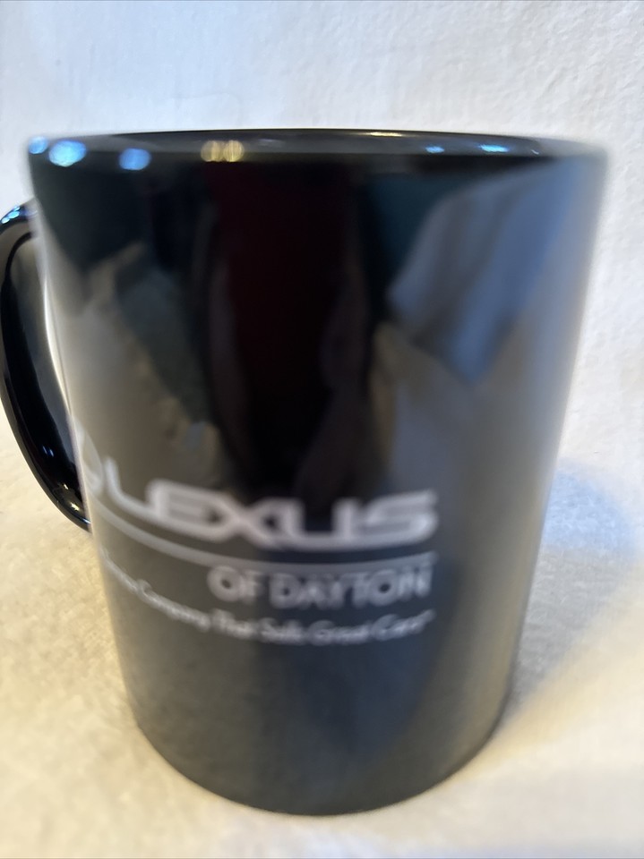 Lexus Coffee or Tea Mug Cup Navy White Engraved Logo Advertising 10oz ...