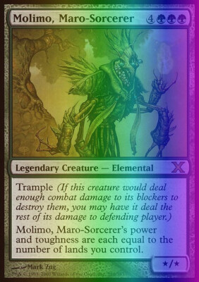 MTG Magic the Gathering Molimo, Maro-Sorcerer (280/514) Tenth Edition ...