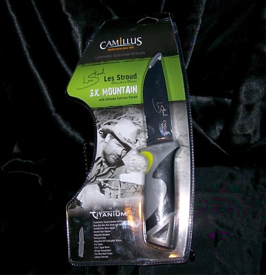 Camillus Les Stroud Knife S.K. Mountain Set W/Ultimate Survival Sheath ...
