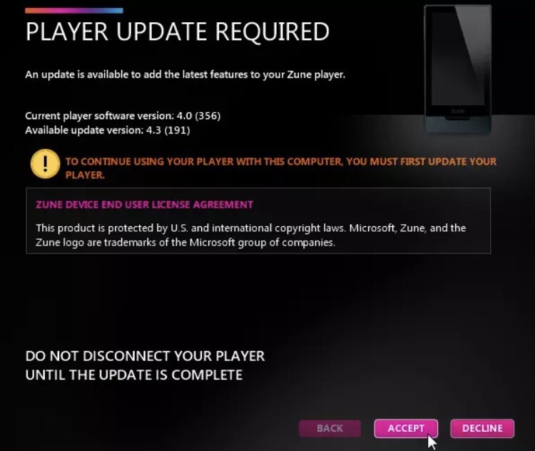 Microsoft Zune Firmware Update Repair Service (All Generations/Models ...