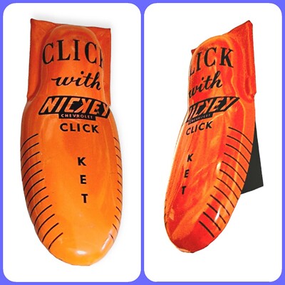 Nickey Chevrolet Chicago Tin Litho Clicker Click It With Nickey Vtg ...