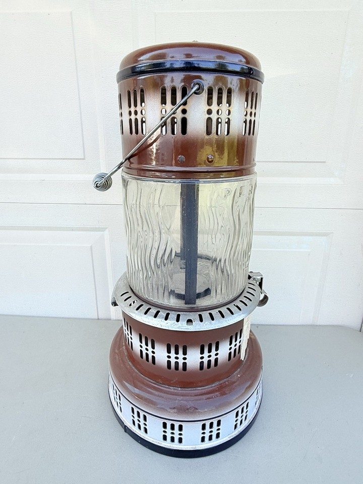 Vintage Perfection 750X Kerosene Heater Glass Globe Enamel | eBay