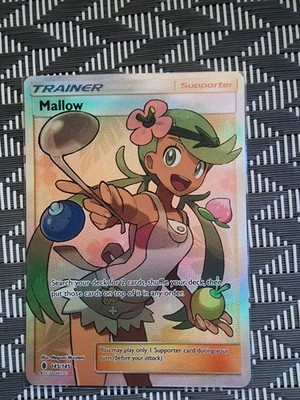 Pokémon TCG Mallow (Full Art) 145/145 Sm-Guardians Rising Holo | eBay