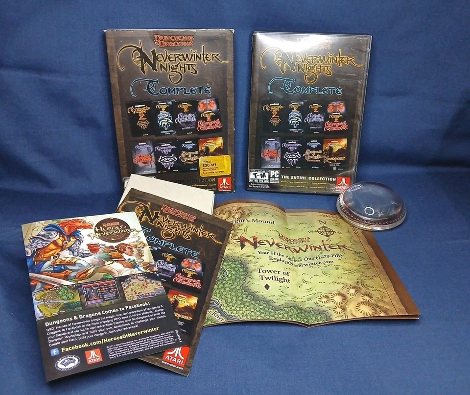 Dungeons & Dragons Neverwinter Nights Complete (PC, 2011) Complete Map ...