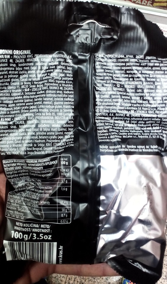 Famous delicious Croatian Chocolate Bajadera Kras Zagreb Croatia ...