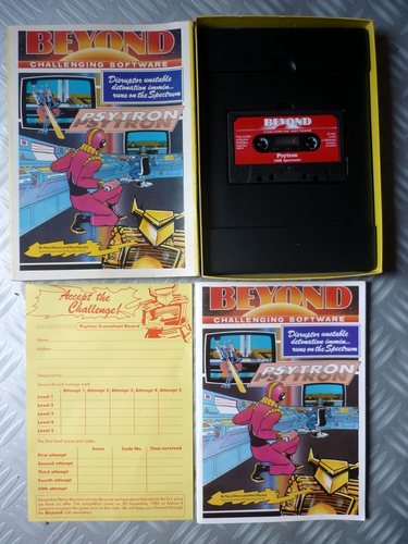 Psytron Jeu pour ZX Spectrum. Beyond Challenging Software. Complet TBE ...