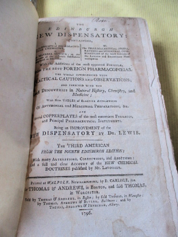 The EDINBURGH NEW DISPENSATORY, 1796, Dr. Lewis, Pharmacology | eBay