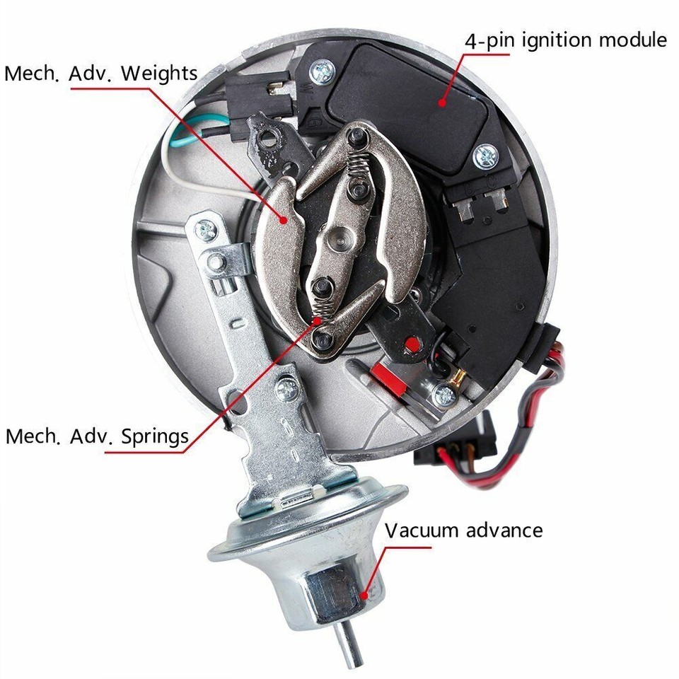 HEI Distributor Ignition 454 For SBC BBC 350 Block Chevy MSD 8362 ...