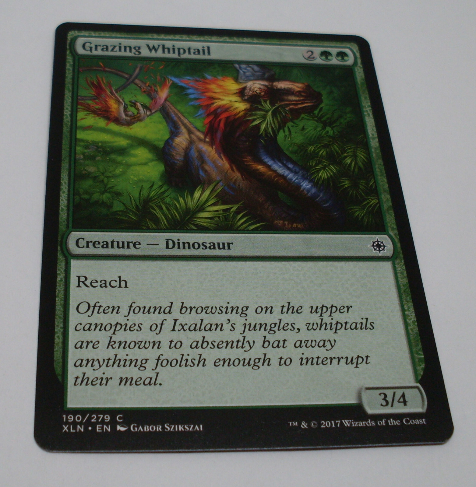 MTG Karte - Grazing Whiptail - Creature - Dinosaur - Magic the ...