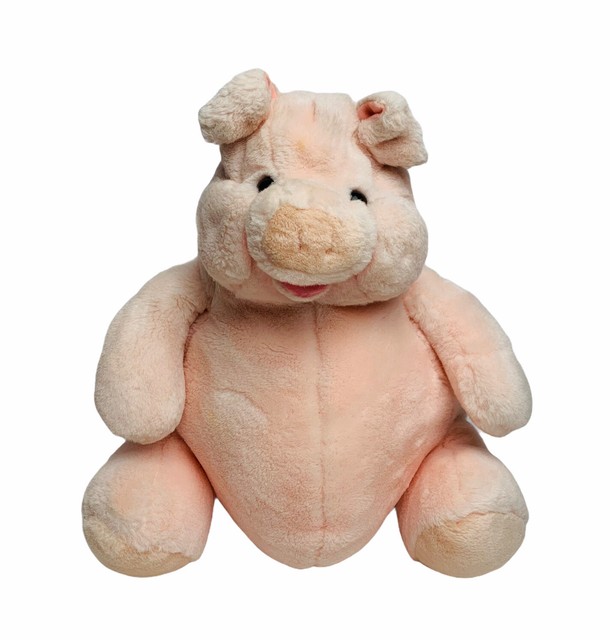 Vintage Russ Berrie and Co Plush Puckers Pig Piggy 7751 Large Stuffed ...