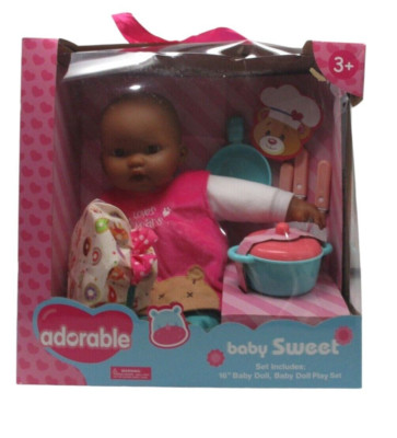 16" AA Baby Doll With Baking Set- "Loves Bears" Outfit | eBay