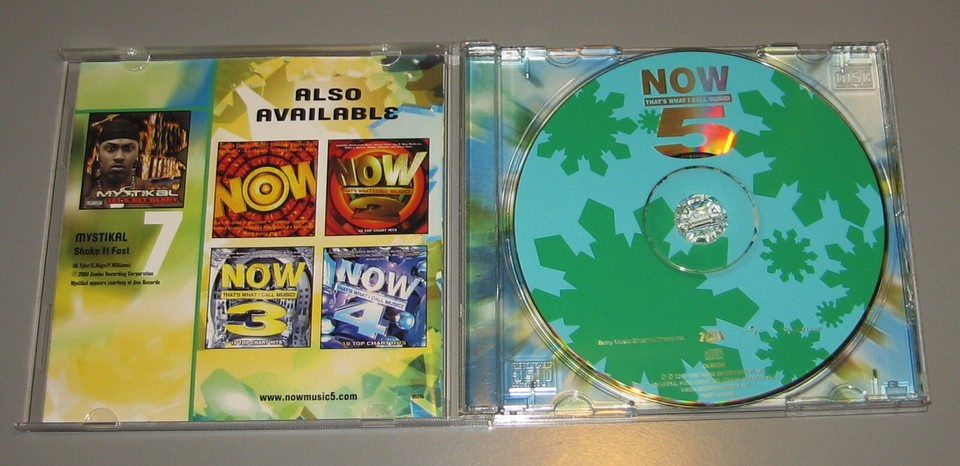 Now That's What I Call Music! 5 CD NSYNC Backstreet Boys Bon Jovi ...