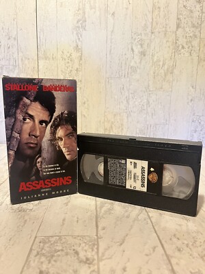 Assassins VHS!!! (1995) Sylvester Stallone!!! Antonio Banderas!! Tested ...