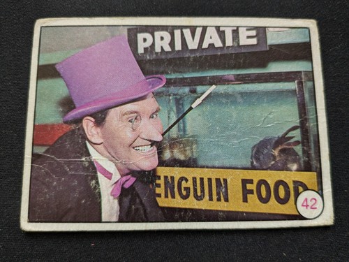 1966 Topps Batman Bat Laffs Card # 42 The Penguin (GD) | eBay