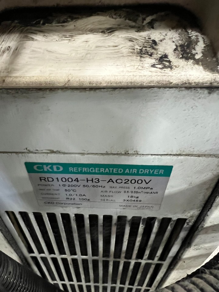 CKD #RD1004-H3-AC200V Refrigerated Air Dryer - NICE CONDITION!! | eBay