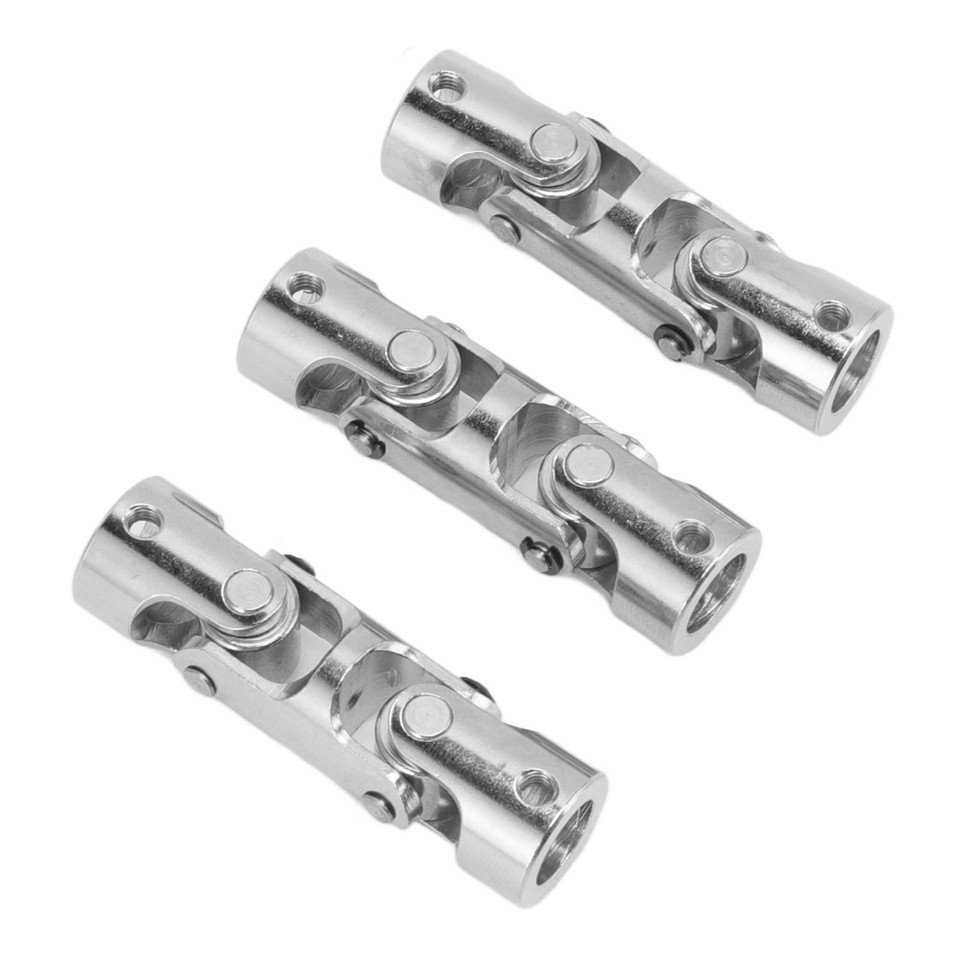 Metal Universal Joint 10mm-10mm 3pcs Universal Joint Coupling Connector ...
