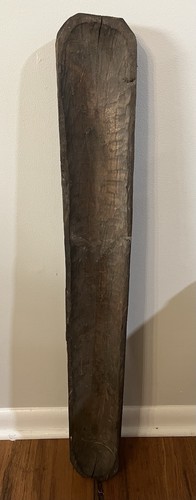 Large Vtg Wooden Dough Bowl Bread Trencher Table Centerpiece Wood 3 Ft ...