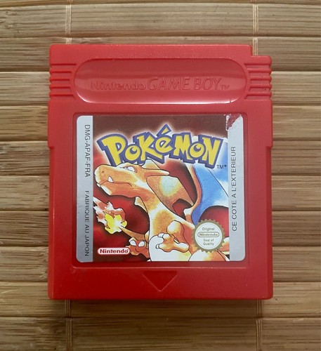 Pokemon Rouge Game Boy Nintendo - Pile Neuve | eBay