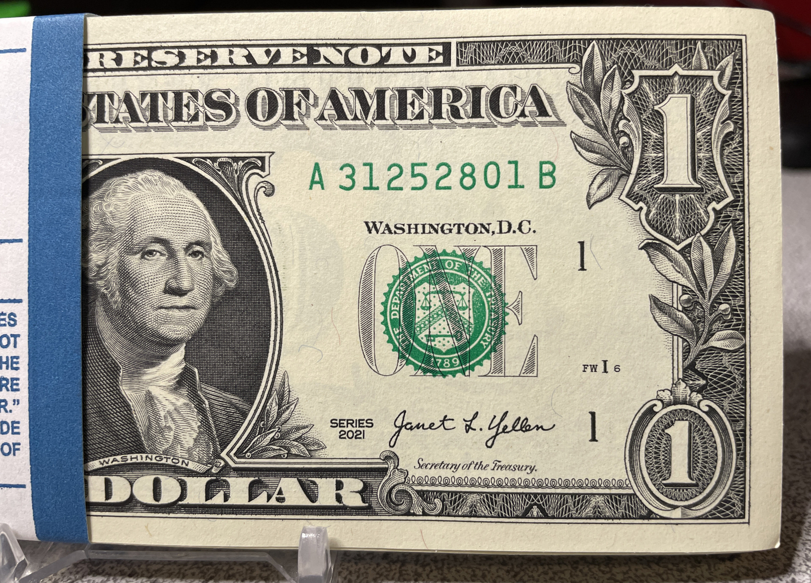 NEW 2021 $1 FRN DOLLAR BILL A/B BLOCK (fw) ( BOSTON “A”) UNCIRCULATED ...