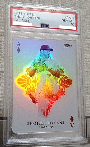 PSA10 Topps All Aces MLB Card Shohei Ohtani 2023 AA 11 Mint Condition ...