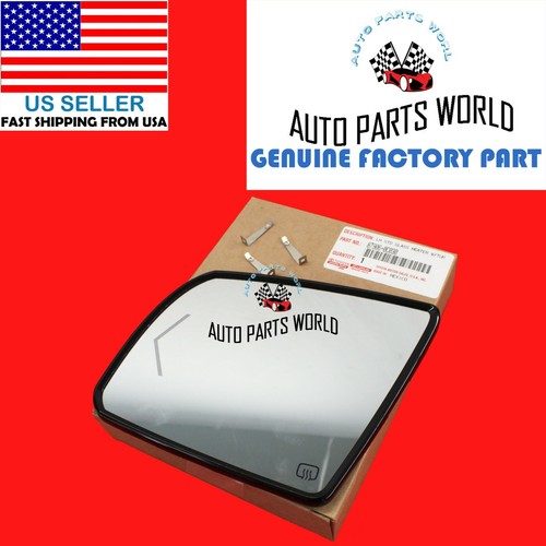 GENUINE OEM TOYOTA SEQUOIA TUNDRA LEFT DRIVER DOOR MIRROR GLASS 87906 ...