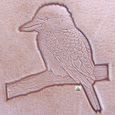 Australian Bird Kookaburra 1" Leather Stamp Tool Leatherworking Carving ...