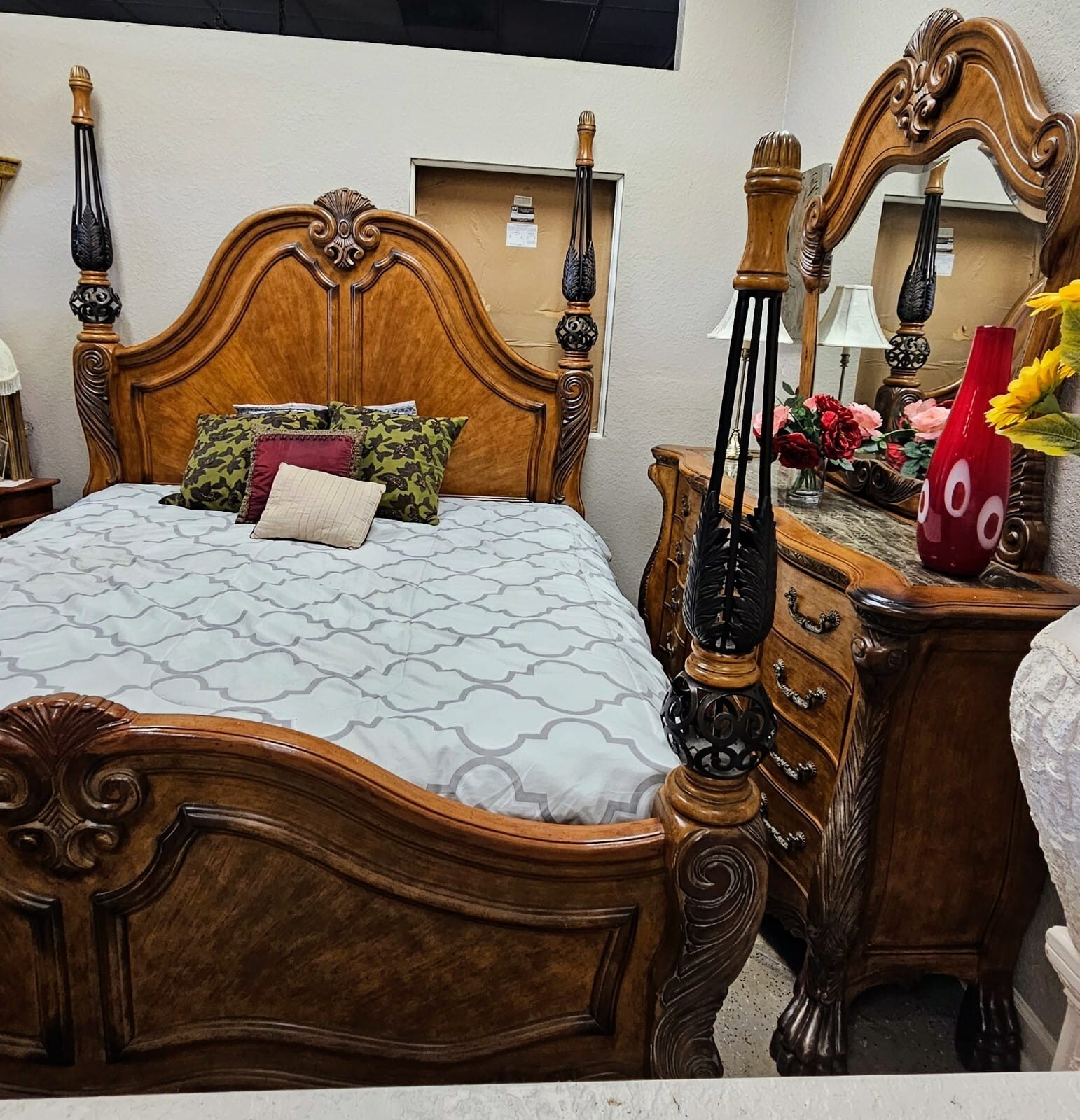 Aico By Michael Amini "Paradisio" Bedroom Set | eBay