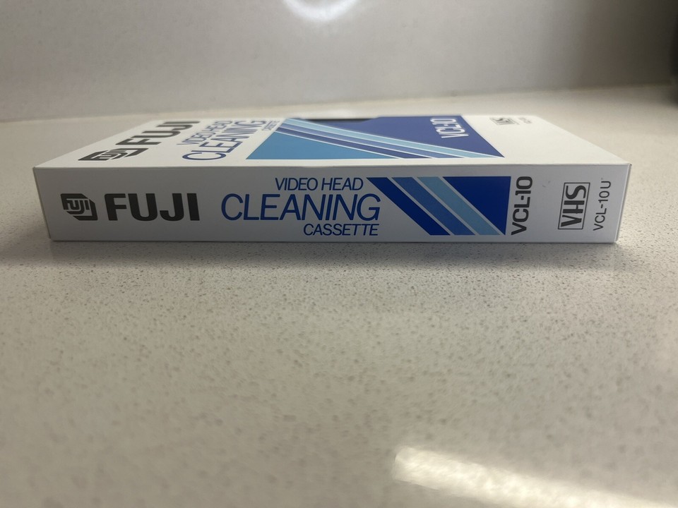 Fuji Video Cleaning VHS VCR Video Head Cleaning Cassette Preowned Used ...