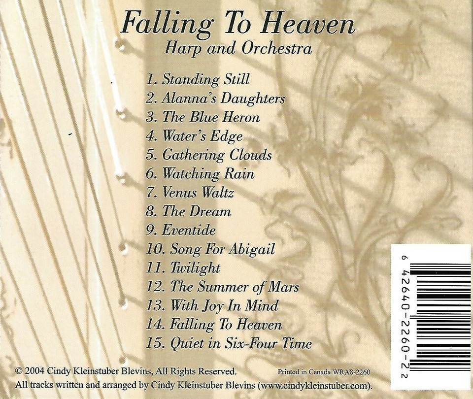 Falling to Heaven by Cindy Kleinstuber Blevins (CD, 2005) 642640226022 ...