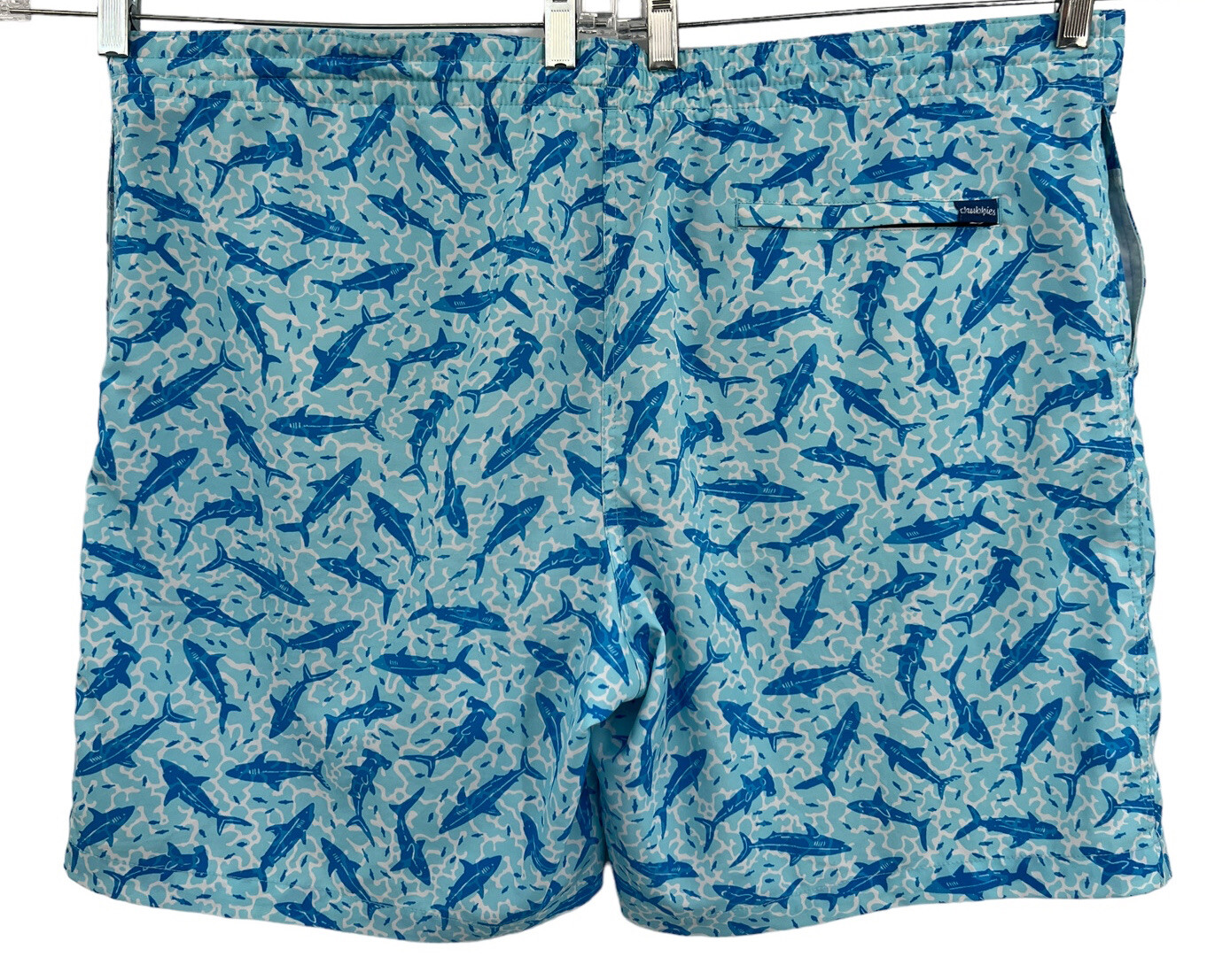 Chubbies 7" Blue The Shark Sides Classic Drawstring S… - Gem