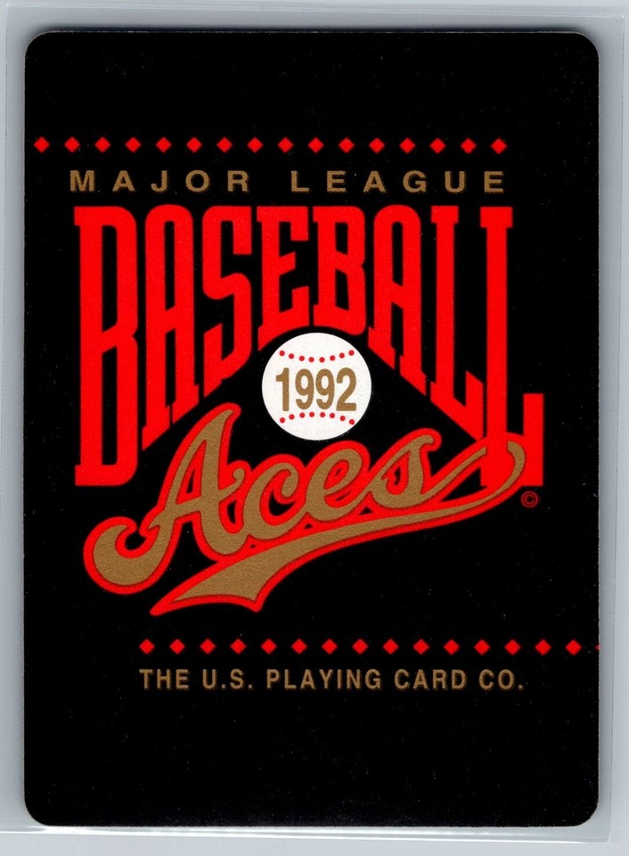 1992 Major Leage Baseball Aces Cecil Fielder Detroit Tigers Ace Hearts ...