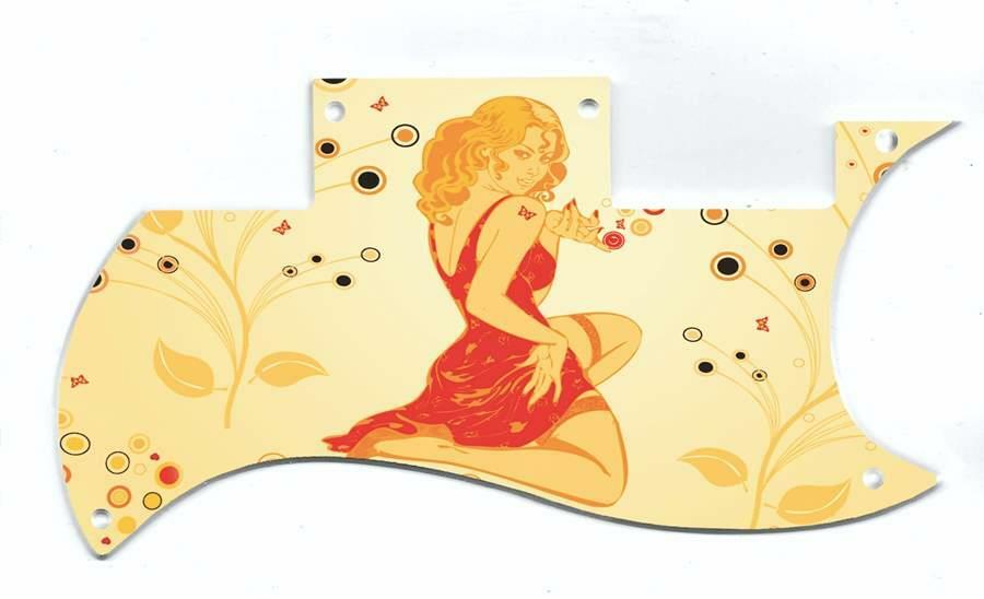 Pickguard Graphical Custom to fit Epiphone SG Special VE Faded Yellow ...