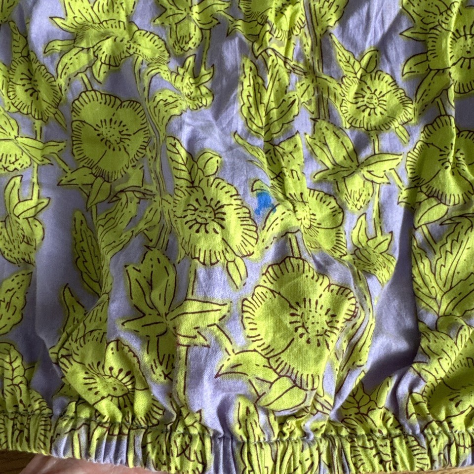 Pink Chicken Purple And Green Girls Crop Top Size 8 | eBay